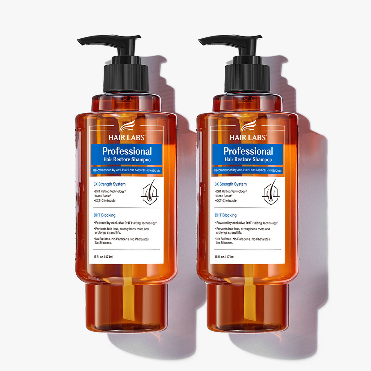 Professional Hair Strength Shampoo - For Hair Loss & Thinning Hair ...