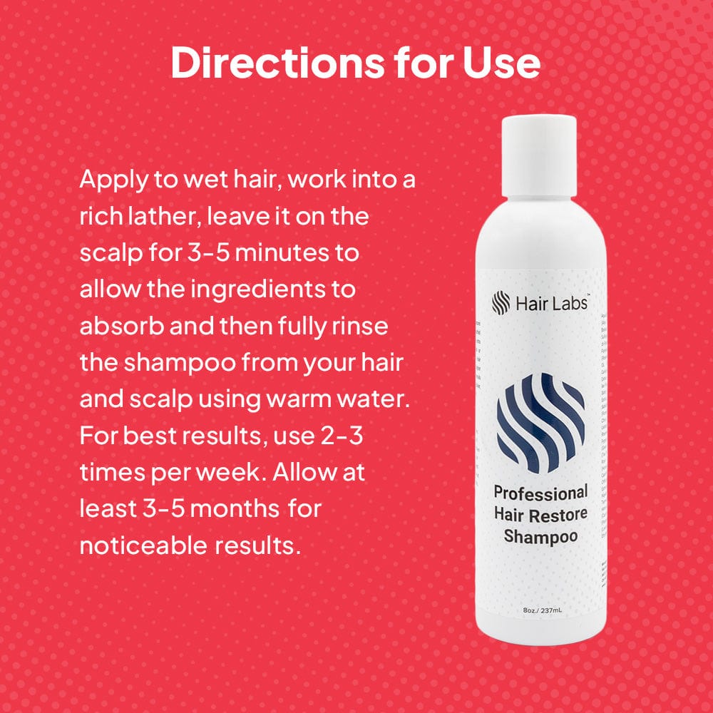 Professional Hair Strength Shampoo - For Hair Loss & Thinning Hair ...